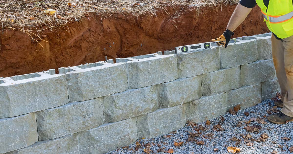 Retaining Wall Installation In Bryan And College Station, TX - Legacy Outdoor Services